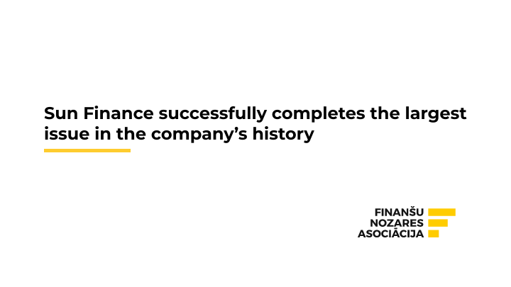 Sun Finance successfully completes the largest issue in the company’s ...